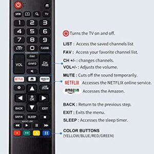 Universal Remote Control for All LG Smart TV LCD LED OLED UHD HDTV Plasma Magic 3D 4K Webos TVs AKB75095307 AKB75375604 AKB75675304 AKB74915305 AKB76037601 AKB75675313 AKB75855501