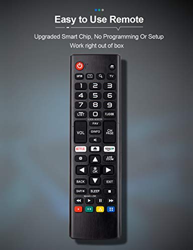 Universal Remote Control for All LG Smart TV LCD LED OLED UHD HDTV Plasma Magic 3D 4K Webos TVs AKB75095307 AKB75375604 AKB75675304 AKB74915305 AKB76037601 AKB75675313 AKB75855501