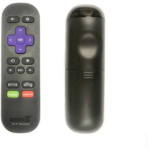 Amaz247 Wi-Fi Remote for Roku Streaming Stick (3500r, 3500rw, 3600, 3800, 3810), Roku 3 (4200r), Roku 2 (2720r),Roku Ultra, Roku Premiere, Roku Express (3900X), Roku Express+