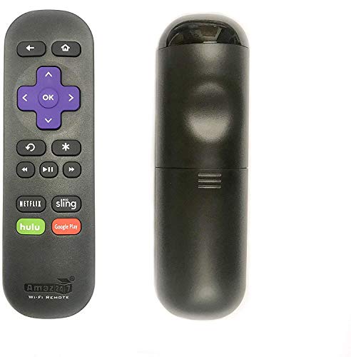 Amaz247 Wi-Fi Remote for Roku Streaming Stick (3500r, 3500rw, 3600, 3800, 3810), Roku 3 (4200r), Roku 2 (2720r),Roku Ultra, Roku Premiere, Roku Express (3900X), Roku Express+