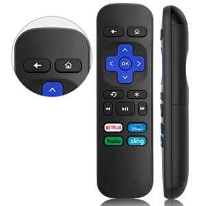 remote control replacement for roku 1. roku 2(xd.hd.xs). roku 3. roku 4 and roku express. [not for any roku stick or roku tv]