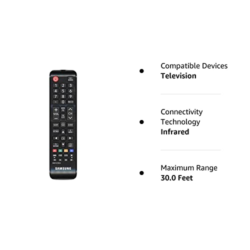 Samsung BN59-01301A LED TV Remote Control for N5300, NU6900, NU7100, NU7300 (2018 Models)