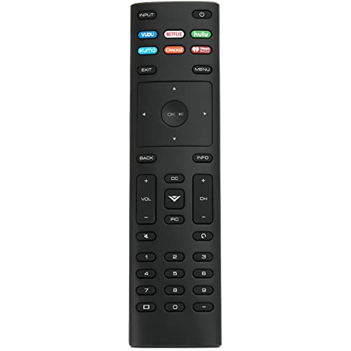 XRT136 Remote Control Replace fit for VIZIO TV D24F-F1 D32FF1 D43F-F1 E55U-D0 E55UD2 E55-D0 E55E1 M65-D0 M65E0 P65-E1 P75C1 P75E1 M70-E3 M75E1 E43-E2 D50F-F1 E32-D1 E32H-D1 E40-D0 E43-D2 E43U-D2