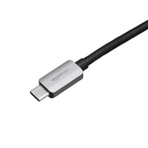 Amazon Basics Aluminum USB 3.1 Type-C to RJ45 Gigabit Ethernet Adapter