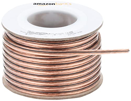 Amazon Basics 16-Gauge Speaker Wire Cable, 50 Feet