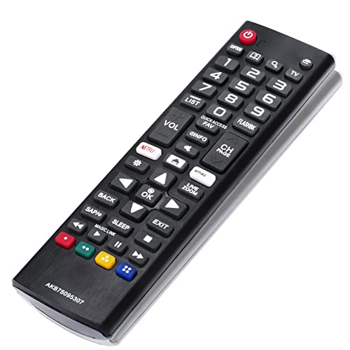 AKB75095307 Remote Control Replacement fit for LG LED LCD TV 43UJ6500 43UJ6560 49UJ6500 49UJ6560 55UJ6520 55UJ6540 55UJ6580 60UJ6540 24lm520d 24LM520S 28lm520s