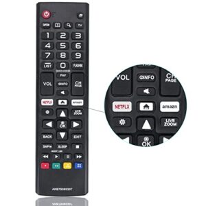 AKB75095307 Remote Control Replacement fit for LG LED LCD TV 43UJ6500 43UJ6560 49UJ6500 49UJ6560 55UJ6520 55UJ6540 55UJ6580 60UJ6540 24lm520d 24LM520S 28lm520s