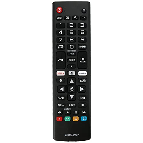 AKB75095307 Remote Control Replacement fit for LG LED LCD TV 43UJ6500 43UJ6560 49UJ6500 49UJ6560 55UJ6520 55UJ6540 55UJ6580 60UJ6540 24lm520d 24LM520S 28lm520s