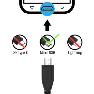 Maeline Micro USB Cable USB 2.0 A-Male to Micro B Cable Fast Charging Cord High Speed USB Durable Cheap Android Charger Cable (1 Pack, 3ft)