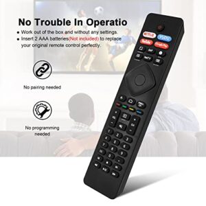 NH800UP RF402A-V14 IR Remote Control Replacement for Philips Android 4K Ultra HD Smart LED TV 43PFL5766/F7 50PFL5704/F7 55PFL5604/F7 55PFL5704/F7 65PFL5504/F7 65PFL5704/F7 75PFL5704/F7(No Voice)