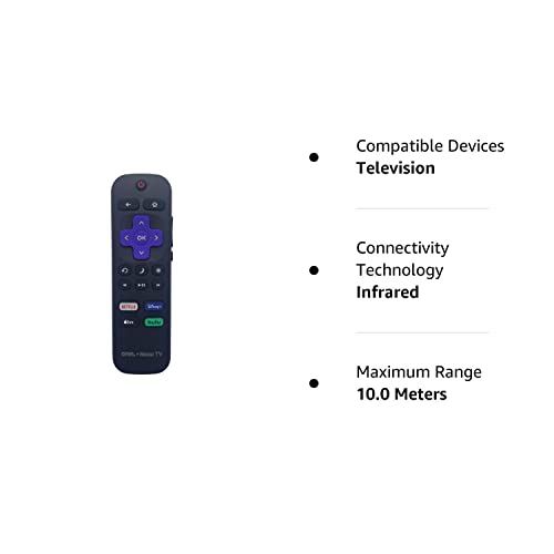 Original Roku TV Remote Control Full Function for Hisense TCL Philips Sharp ONN Sanyo JVC Hitachi Insignia Element RCA Magnavox Westinghouse LG