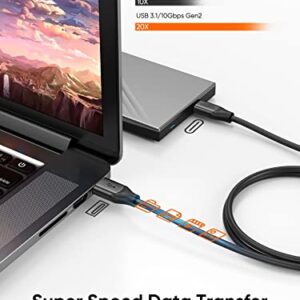 CableCreation USB C to USB A Cable 5FT, USB C to USB 3.1 USB 3.2 Gen2 10Gbps USB A to C Data Cable, Android Auto Cable 3A for USB C External SSD MacBook Pro iPad,Galaxy S23, etc,1.5m Gray