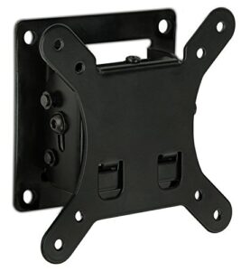 mount-it! small tv monitor wall mount | quick release | fits 13-32 inch lcd/led screen | max 33 lbs | slim tilting design | easy installation