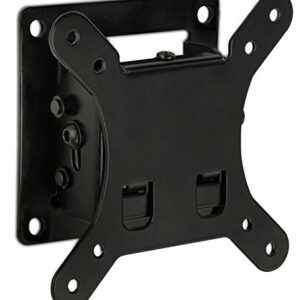 Mount-It! Small TV Monitor Wall Mount | Quick Release | Fits 13-32 Inch LCD/LED Screen | Max 33 Lbs | Slim Tilting Design | Easy Installation