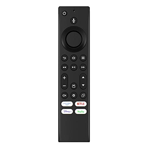 New NS-RCFNA-21 Voice Remote Control Replacement fit for Insignia Fire TV and Toshiba Fire TV Edition Smart TV, Compatible with NS-40D510NA21 NS-39DF310NA21 NS-58F301NA22 NS-50F301NA22 (No Battery)