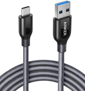 anker usb c cable, powerline+ usb-c to usb 3.0 cable (3ft), high durability, for samsung galaxy note 8, s8, s8+, s9, s10, sony xz, lg v20 g5 g6, htc 10, xiaomi 5 and more. laptop