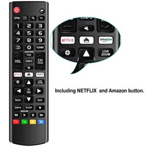 Universal Remote for LG Smart TV, Compatible with All LG TV Remote Control LCD LED OLED UHD HDTV 3D 4K Smart TV Models, Replacement for LG TV Remote Feature with Netflix Amazon Shortcuts Button