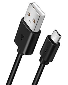 designed for amazon, 6ft black usb-c charge cable cord wire for all-new kindle paperwhite 8g, paperwhite signature edition 32g & paperwhite kids 11th generation or 2021 & newer (not for older kindles)