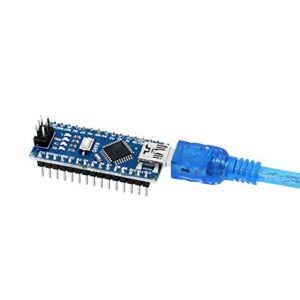 LAFVIN Nano V3.0, Nano Board ATmega328P 5V 16M Micro-Controller Board Compatible with Arduino IDE (Nano x 3 with USB Cable)