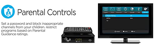 Digital Converter, Ematic Digital TV Converter Box with Recording, Playback, & Parental Controls