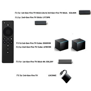 L5B83H 2AN7U-5463 Replacement Voice Remote Fit for Amazon Fire TV Stick 4K，Fire TV Cubes LY73PR E9L29Y LDC9WZ EX69VW A78V3N S3L46N Remote