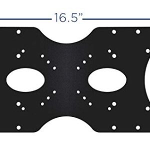 Mount-It! VESA Mount Adapter Plate - Monitor and TV Mount Extender Conversion Kit Allows 75x75, 100x100, 200x200 to Fit Up to 400x200 mm Patterns, Heavy-Gauge Steel, Hardware Included