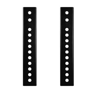 vivo vertical vesa extender plate bracket kit designed for low vesa pattern tv’s, fits tv ceiling mounts, 2 brackets, black, mount-ad165