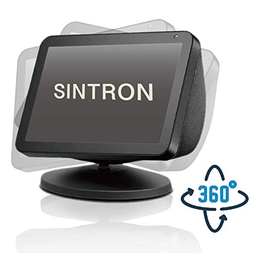 Sintron Smart Display Stand for Show 5 & 8 (1st Gen and 2nd Gen) Adjustable Magnetic Stand Mount Compatible for Show 5 & Show 8 with 360 Degree Rotation Tilt Function and Anti-Slip Base (Black)