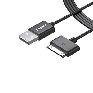 PWR+ 6.5 Ft Samsung-Galaxy-Tab Tablet-USB-Charging Sync-Data-Cable-30-Pin for Galaxy-Tab-2 10.1 8.9 7.7 7.0 Plus; Note-10.1-GT-N8013-GT-P5113 SGH-I497 SCH-I915 GT-P3113 GT-P3100 SCH-I705 GT-P7510