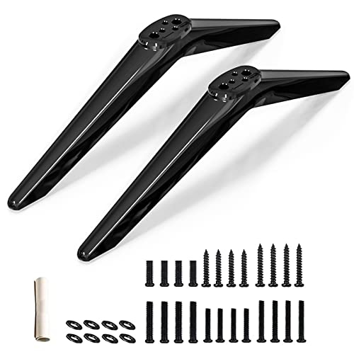 TV Stand Legs for All TCL Roku TV Legs, Universal for TCL 28" 32" 40" 43" 49" 50" 55" 60" Roku TV, TV Stand Base for TCL TV Replacement Legs with Screws Legs for Roku TV Stand Legs