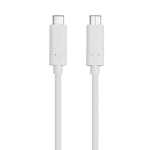 Cable Matters [USB-IF Certified] 100W USB C to USB C Charging Cable 6.6 ft for MacBook Pro/Air, iPad Pro (USB C Charge Cable, USB C Power Cable) with 100W Power Delivery in White (USB 2.0, No Video)