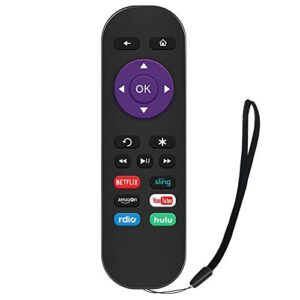 gvirtue replacement remote control for roku box model: roku 1, roku 2(hd, xd, xs), roku 3, roku lt, hd, xd, xds, roku n1, roku express, roku express+