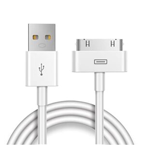 wedawn iphone 4s cable 30 pin, usb charging and cable sync dock connector data cable for iphone 4/ 4s, iphone 3g/3gs, ipad 3/2/ 1,ipod classic ipod touch ipod nano (3.2feet)