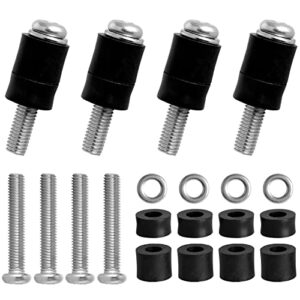 wall mounting screws bolts for samsung tv – m8 x 45mm with 25mm long spacers, solid screw bolts hardware for mounting samsung tv, tv mounting bolts work with samsung 50″ 55″ 60″ 65″ 70″ 75″ 82″ tv