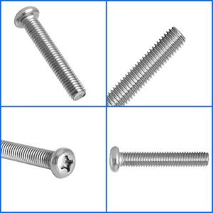 Wall Mounting Screws Bolts for Samsung TV - M8 x 45mm with 25mm Long Spacers, Solid Screw Bolts Hardware for Mounting Samsung TV, TV Mounting Bolts Work with Samsung 50" 55" 60" 65" 70" 75" 82" TV