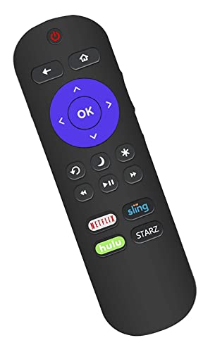 Remote Control Fit for All Sharp Roku TV LC-32LB591U LC-32LB481U LC-43LB481C LC-43LB481U LC-43LBU591U LC-43LB601U LC-50LB601U LC-50LBU591U LC-55LBU591U LC-65LBU591U