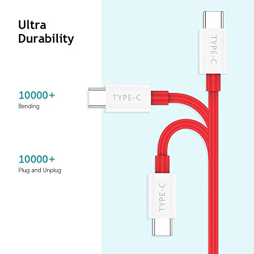 OnePlus 8T 9 Pro 10T Charging Cable Warp Charge 65W, COOYA USB C to USB C Cable for MacBook Air MacBook Pro 2020,6FT 2-Pack Super Fast Charging Cord for Samsung Galaxy S23 Ultra S22 S20 FE S21 Note 20