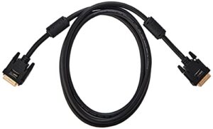 amazon basics dvi to dvi monitor adapter cable – 6.5 feet (2 meters), black