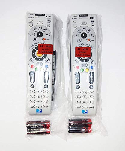 2 Pack - DIRECTV RC66RX IR/RF Remote Control