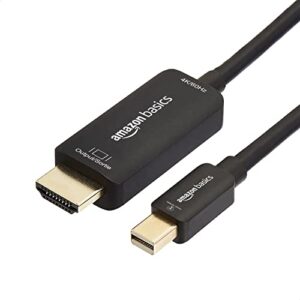 amazon basics mini displayport to hdmi display adapter cable 4k@60hz – 6 feet