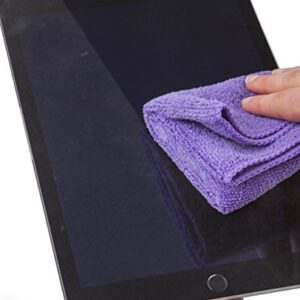 Screen Mom Screen Cleaning Purple Microfiber Cloths (4-Pack) - Best for LED, LCD, TV, iPad, Tablets, Computer Monitor, Flatscreen