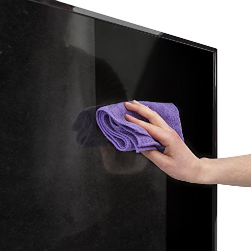 Screen Mom Screen Cleaning Purple Microfiber Cloths (4-Pack) - Best for LED, LCD, TV, iPad, Tablets, Computer Monitor, Flatscreen