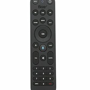 Replacement for Verizon FiOS TV All in One Smart Voice Remote Control (Not Backward Compatible) Black