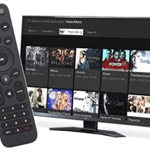 Replacement for Verizon FiOS TV All in One Smart Voice Remote Control (Not Backward Compatible) Black