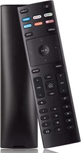 xrt136 universal remote control for vizio all led lcd hd 4k uhd hdr smart tvs