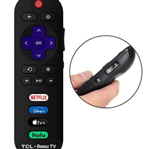 Amtone RC280 OEM Replacement Universal TV Remote Control Compatible with All TCL Roku TVs. 【Only Works with Roku TVs, Not for Roku Stick and Roku Box】 (Netflix/Disney/AppleTV/Hulu)