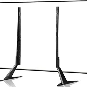 Universal TV Stand, Metal TV Legs for 22-65 inch LCD/LED/OLED/Plasma Flat&Curved Screen TV Height Adjustment with VESA 75x75mm to 800x400mm Max ML1760