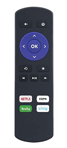 VINABTY Replaced IR Remote fit for Roku Express 3700 3900 3930 Express+ 3710 3910 3931 Premiere 3920 4620 Premiere+ 4630 Ultra 4640 4660 4662 4670 1SE 2710 2 4210 2 XD 3050 2 XS 3100 3 4200 4 4400