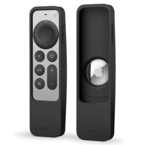 elago r5 locator case compatible with 2022 apple tv 4k siri remote 3rd gen, compatible with 2021 apple tv siri remote 2nd gen and compatible with apple airtag – full access to all functions [black]