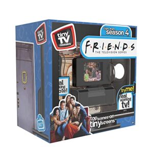 Basic Fun New Fall '21 - Tiny TV Classics - Friends Edition - Newest Collectible from Watch top Friends Scenes on a Real-Working Tiny TV (with Working Remote)!